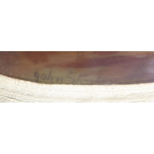 JOHN STINTON (1854-1956) A ROYAL WORCESTER PORCELAIN PLAQUEPainted with ...