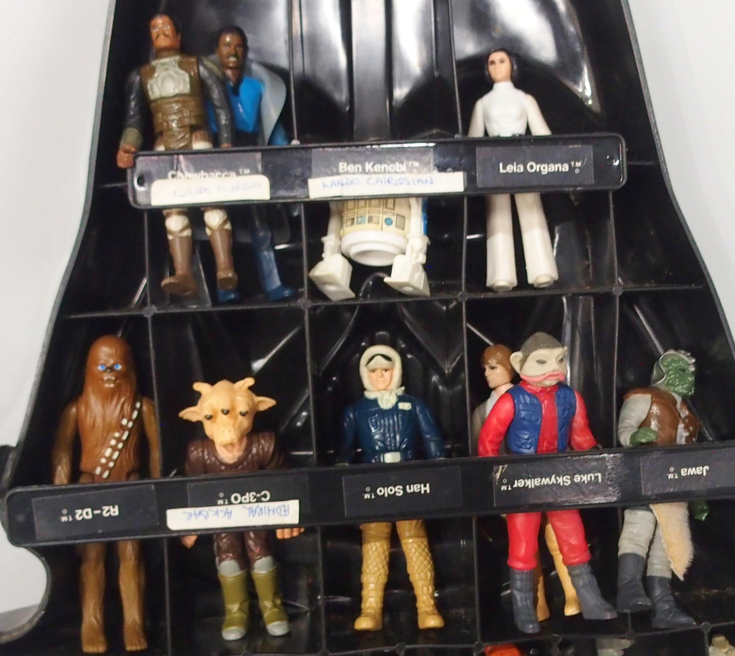 A collection of original Star Wars action figures, dated variously 1977 ...