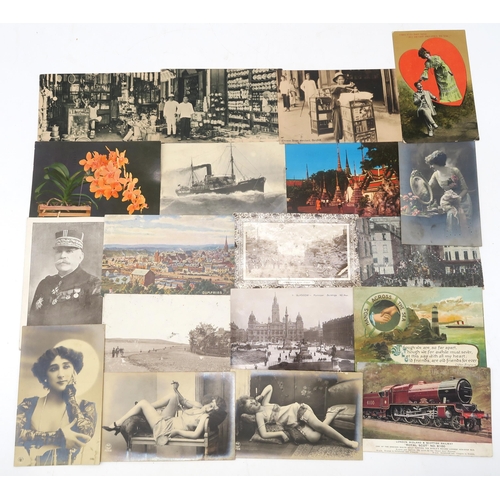 A collection of early to mid-20th century tourist postcards, to include ...