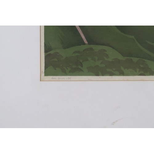 IAN CHEYNE (SCOTTISH 1895-1955)LOCH DUICH (1937)Colour woodcut, signed ...