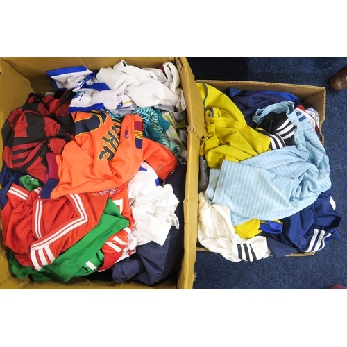 A very large collection of football and golf shirts, to include ...