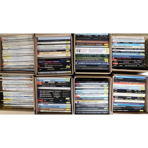 VINYL RECORDS 6 good boxes of c.120 classical music box sets and 2 good ...
