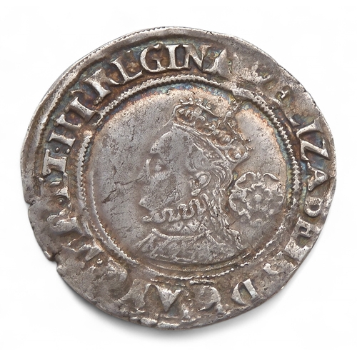 ELIZABETH I (1558-1603) 6 PENCE 1569ObverseCrowned bust of Queen ...
