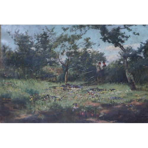 CHARLES MARTIN HARDIE RSA (SCOTTISH 1858-1916) THE COTTARS' PANSY ...