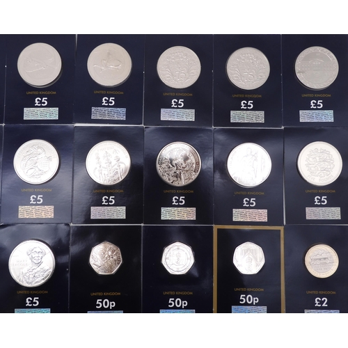 Charles III (2022-date) £5 coins packaged by Change Checker to include ...