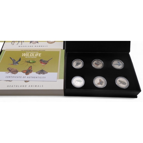 The Great British Isles Wildlife 10p coin collection to include Wetland ...