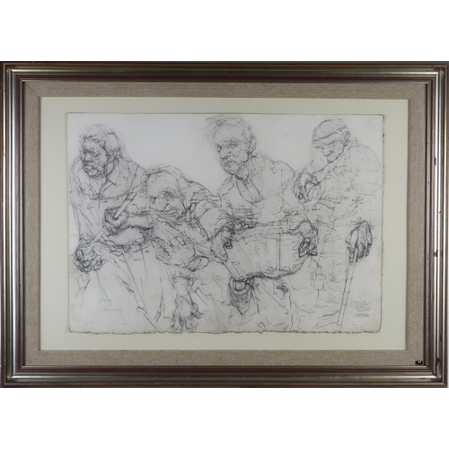 ANDA PATERSON RSW RGI (SCOTTISH 1935-2022)STREET CONCERTO (STUDY ...