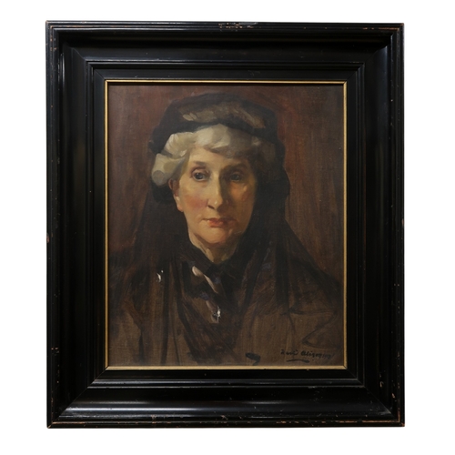 DAVID ALISON RSA (SCOTTISH 1882-1955)MRS WILSON OF LEITHOLM ...