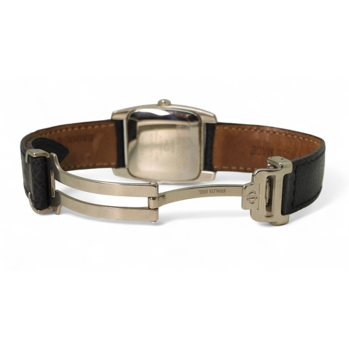 A BAUME & MERCIER AUTOMATICwith a two tone navy blue dial with silvered ...