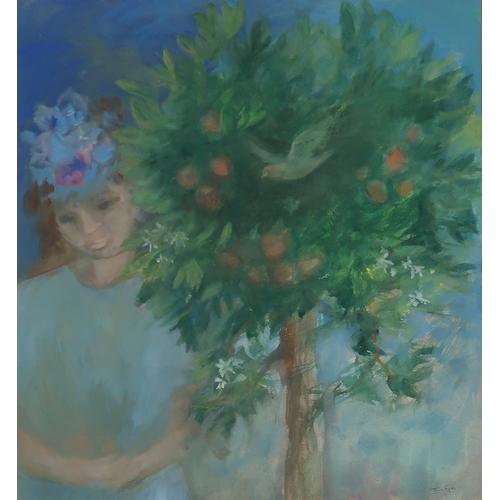 JANE FYFE (SCOTTISH 1914-2011)THE ORANGE TREEWatercolour, signed lower ...