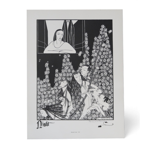 HANNAH FRANK (SCOTTISH 1908-2008) NIGHT Print multiple, signed lower ...