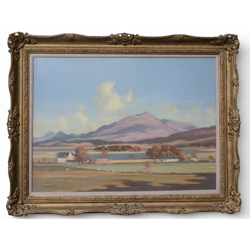 RICHARD FORSYTH (SCOTTISH 1930-1997) BEN RESIPOL AND LOCH SHIEL Oil on ...