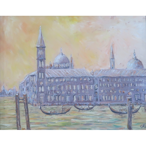 CLIVE SUTTON MID-DAY TAXI, VENICE Oil on canvas, signed lower right, 61 ...