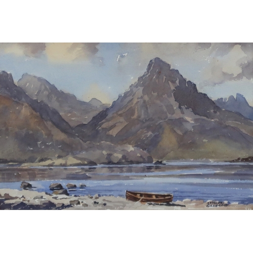 STIRLING GILLESPIE (SCOTTISH 1908-1993) LOCH CORUISK AND THE CUILLINS ...