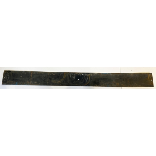 HERBERT MORRIS LTD ENAMEL SIGN. 51 x 5ins. Edge rusting, shot marks ...