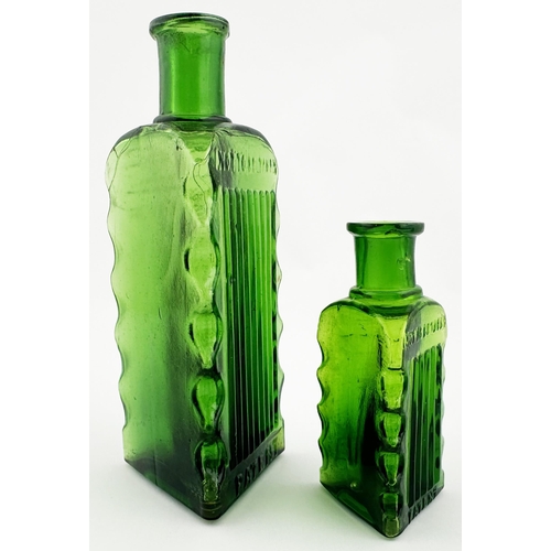WILSONS PATENT POISON BOTTLE DUO. 5.9 & 3.4ins tall (6 & 1oz). (DP pg ...