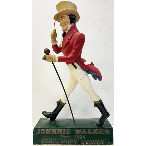 LARGE JOHNNIE WALKER ADVERTISING FIGURE. 27.75 x 17ins. Super ...