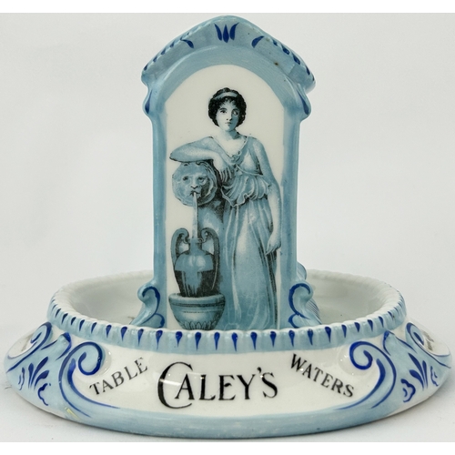 CALEYS TABLE WATERS MATCH HOLDER STRIKER & ASHTRAY. 6 x 5ins base oval ...