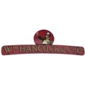 WOOD & ENAMEL SIGN WM HANCOCK & CO LD BEER DRAY SIDE PANEL. Wooden ...