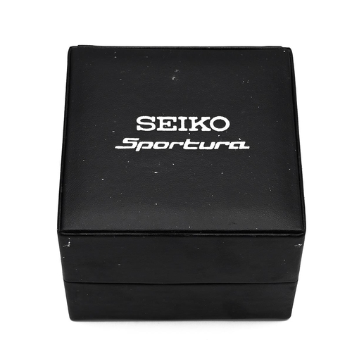 Seiko Sportura Kinetic 100m Chronograph wristwatch Cal. 9T82. Stainless ...