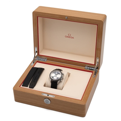 Omega Speedmaster Co Axial Chronometer steel case strap watch. Omega ...