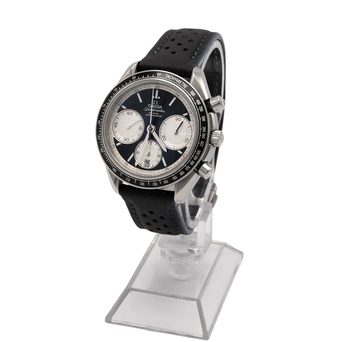 Omega Speedmaster Co Axial Chronometer steel case strap watch. Omega ...