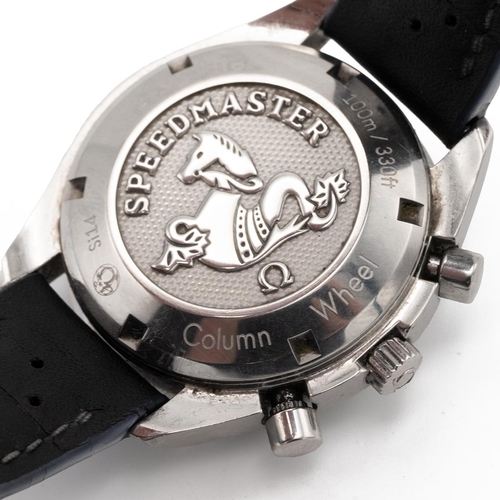 Omega Speedmaster Co Axial Chronometer steel case strap watch. Omega ...