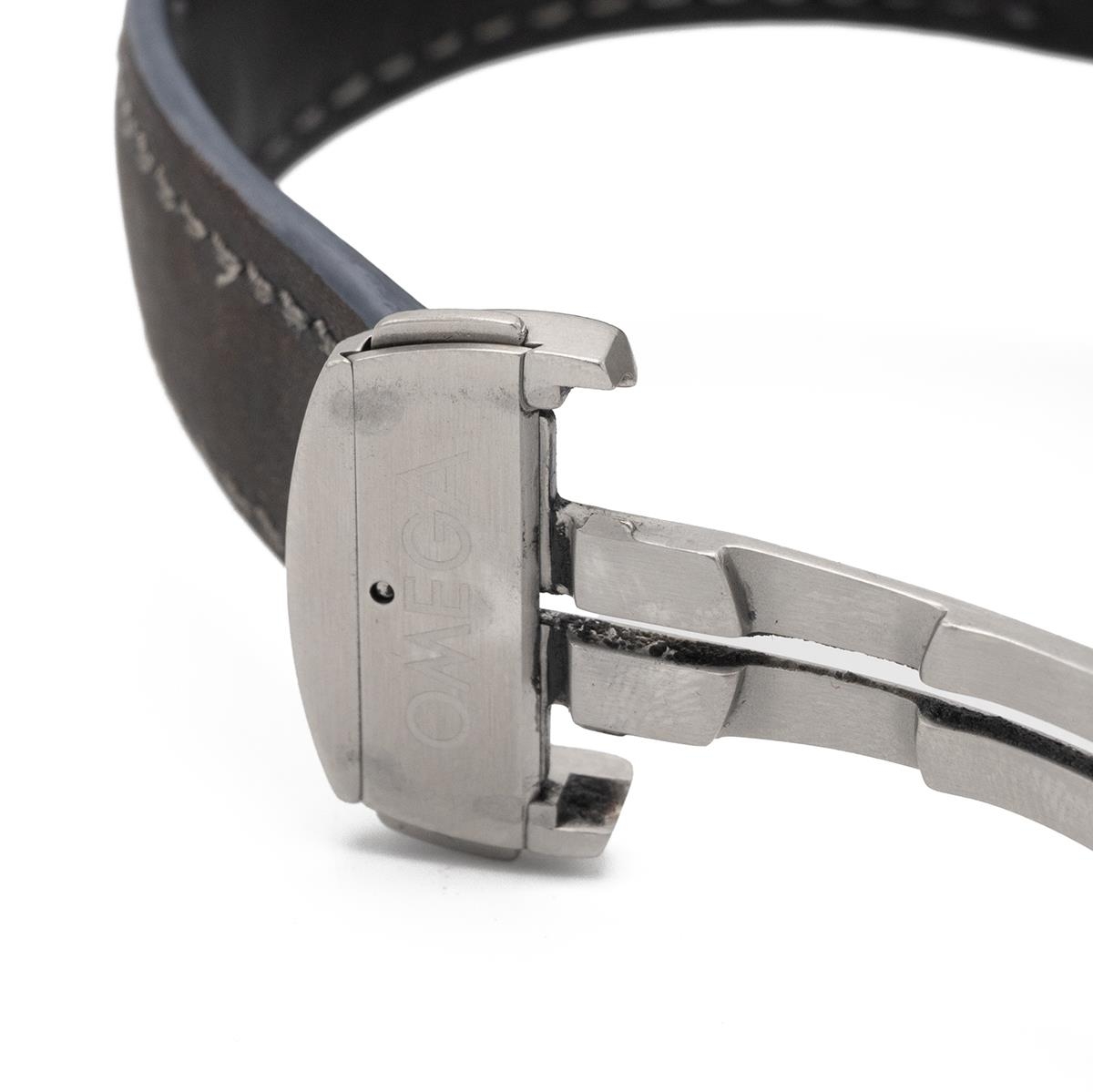 Omega Speedmaster Co Axial Chronometer steel case strap watch. Omega ...