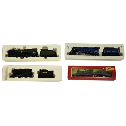 Boxed Hornby Model Railway 00 gauge- SR 0-6-0 Class Q1 Loco and tender ...