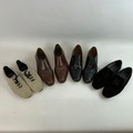 A group of four pairs of designer shoes from makers Lavin and A ...