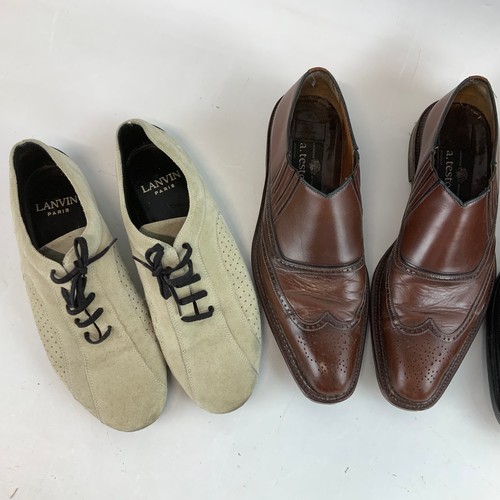 A group of four pairs of designer shoes from makers Lavin and A ...