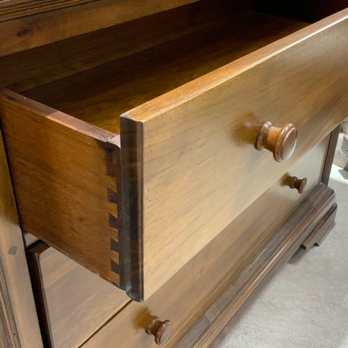 Contemporary hardwood chest of drawers. Three drawers with a felt lined ...