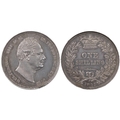 1831 William IV plain edge proof silver Shilling (S 3835), rim raised ...