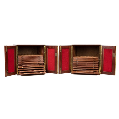 Wooden Coin Cabinets (2) - lockable coin storage cabinets, made by The ...