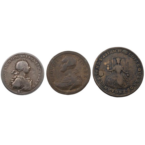 George III Medals (3) - Coronation silver medal by L Natter, Patria ...