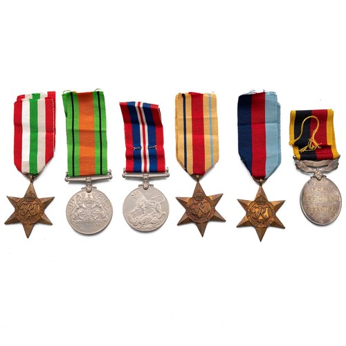 A collection of WWII medals awarded to Captain A.C. Drummond, Royal ...