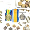 A pair of WWI medals awarded to Private G.M. Duncan, includes the 1914 ...