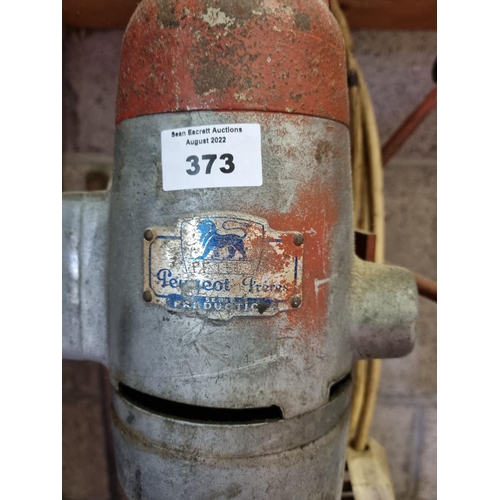 A Peugeot overhead Drill on Stand.
