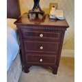 A Mahogany Veneered Bedside Locker of Neat Size. Height 69 x W 45 x D ...