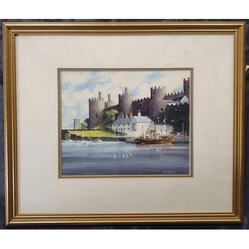 Of Welsh interest , A Map of Wales, Print of Cardiff Castle and a Print ...