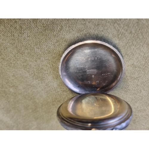 An embossed silver gilt ladies pocket Watch stamped 935 along with The ...