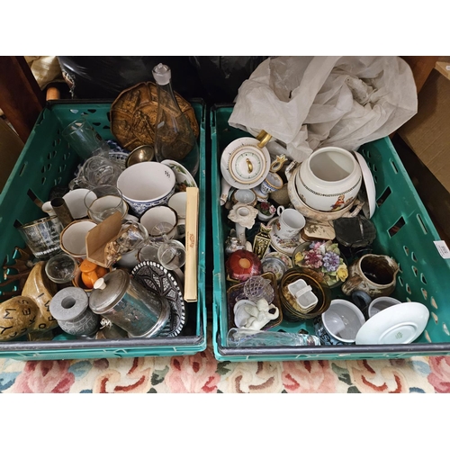 A good quantity of Items in four crates.