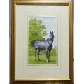 Kenneth Norman Lilly (British, 1929-1996), Horse and foal, watercolour ...