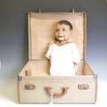 An early 20thC Ventriloquist's Dummy, large composite head with moving ...