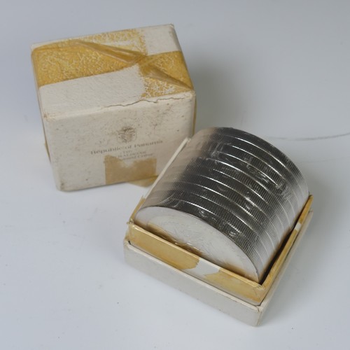 Ten Republic of Panama 20 Balboas uncirculated silver Coins, dated 1973 ...