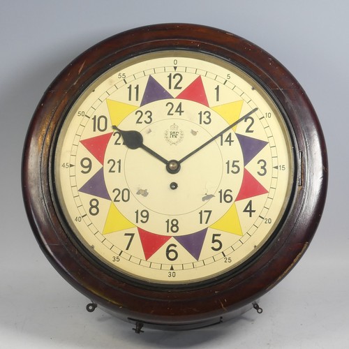 A rare 1941 RAF operations room sector wall Clock, by Elliot, the ...