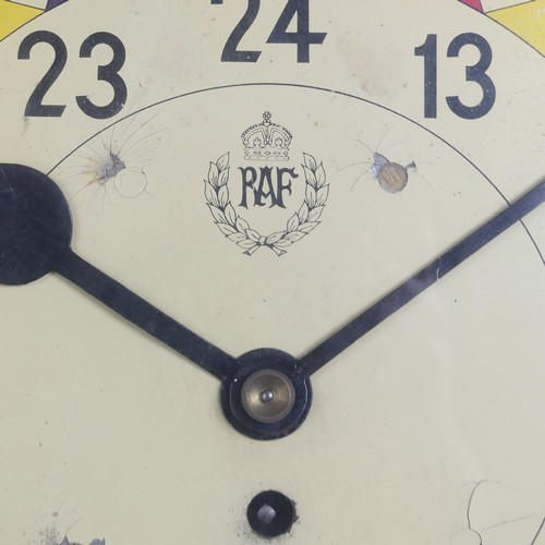 A rare 1941 RAF operations room sector wall Clock, by Elliot, the ...