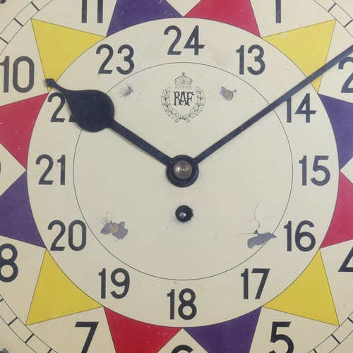 A rare 1941 RAF operations room sector wall Clock, by Elliot, the ...