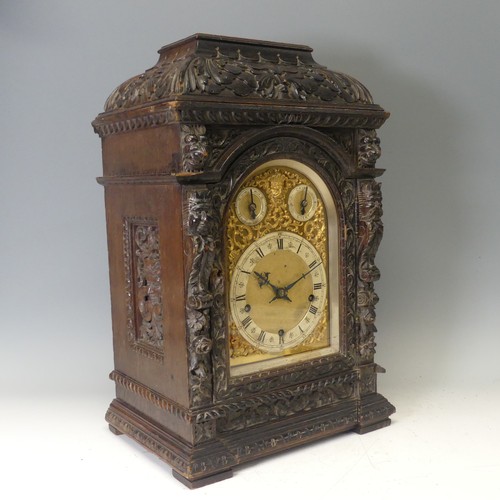 A Winterhalder & Hofmeier German bracket mantel Clock, retailed by ...