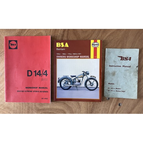 1968 BSA Bantam Sport D14/4S, 175cc. 2-stroke single, Registration ...